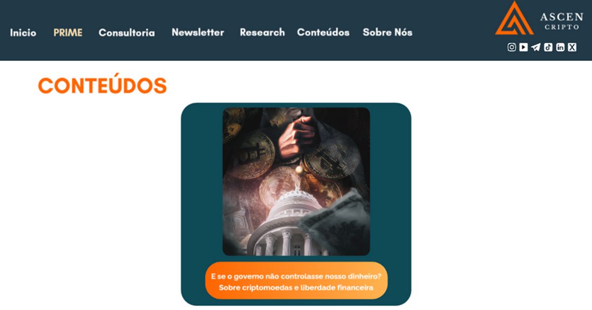 Ascen Cripto - Conteúdos